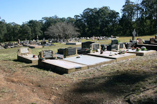 Tinonee Cemetery, Tinonee, New South Wales, Australia: burial monument ...