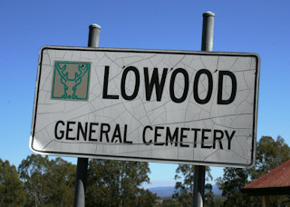 General Cemetery, Lowood, Queensland, Australia: burial monument ...