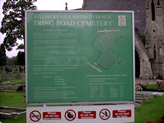 Tring Road (part 2) Cemetery, Aylesbury, Buckinghamshire, England ...