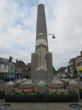 War Memorial , March, Cambridgeshire, England: memorial indexed by ...