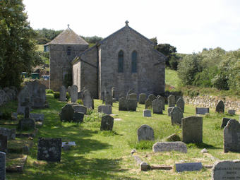 Bryher All Saints Church burial ground, Isles of Scilly, Cornwall ...
