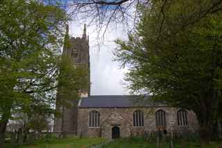 St James the Great Church burial ground, Kilkhampton, Cornwall, England ...