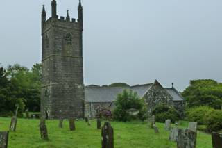St Mawgan in Meneage Church burial ground, Mawgan, Cornwall, England ...