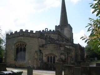 All Saints Church burial ground, Ashover, Derbyshire, England: burial ...