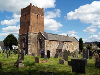 St Edmund Church burial ground, Dolton, Devon, England: burial monument ...