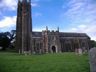St Andrew Church burial ground, Harberton, Devon, England: burial ...
