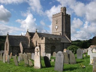 St Paul Church burial ground, Landkey, Devon, England: burial monument ...