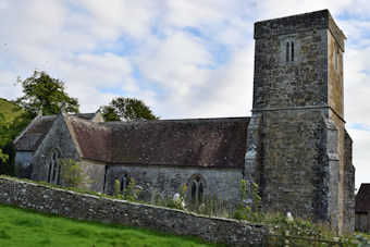St Peter Church burial ground, Long Bredy, Dorset, England: burial ...