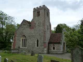 St Mary the Virgin Church burial ground, Lindsell, Essex, England ...