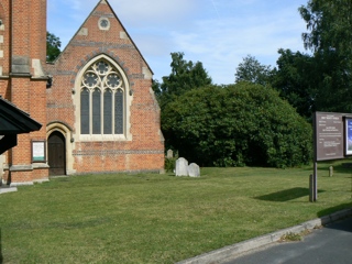 Holy Trinity Church burial ground, Hawley, Hampshire, England: burial ...