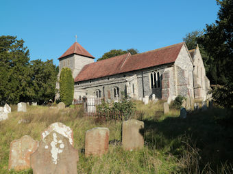 St Anthony Church burial ground, Alkham, Kent, England: burial monument ...