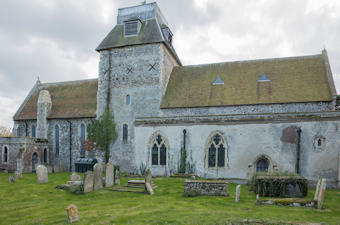 St Mary the Virgin Church burial ground, Chislet, Kent, England: burial ...