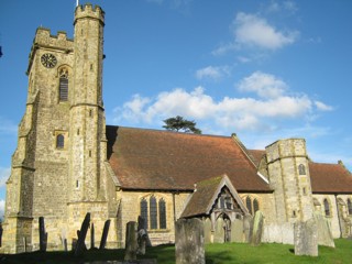 St Mary Church burial ground, Leigh, Kent, England: burial monument ...