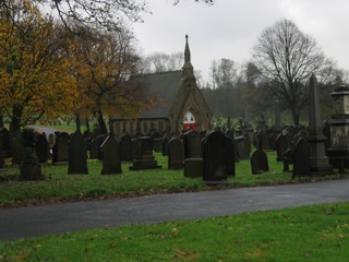 Tonge Municipal Cemetery, Bolton, Lancashire, England: burial monument ...