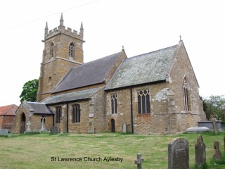 St Lawrence Church burial ground, Aylesby, Lincolnshire, England ...