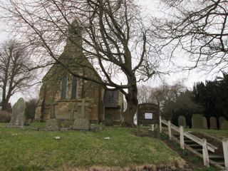 St Martin Church burial ground, East Ravendale, Lincolnshire, England ...