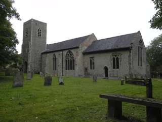 St Maurice Church burial ground, Briningham, Norfolk, England: burial ...