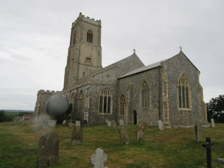 St Mary the Virgin Church burial ground, Happisburgh, Norfolk, England ...