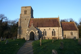 St Ethelbert Church burial ground, Larling, Norfolk, England: burial ...