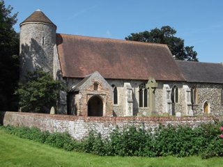 St Mary Church burial ground, Moulton, Norfolk, England: burial ...