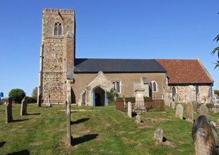 St Botolph Church burial ground, Tottenhill, Norfolk, England: burial ...