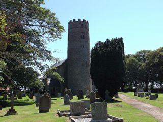 St Margaret Church burial ground, Witton Bridge, Norfolk, England ...