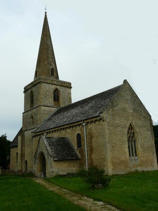 St Peter Church burial ground, Cassington, Oxfordshire, England: burial ...