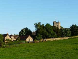 St Laurence Church burial ground, East Harptree, Somerset, England ...