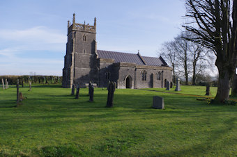 St Lawrence Church burial ground, Priddy, Somerset, England: burial ...