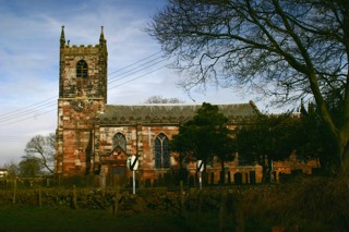 St Leonard Church burial ground, Ipstones, Staffordshire, England ...