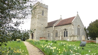St Botolph Church burial ground, Burgh, Suffolk, England: burial ...