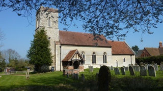 St Mary Church burial ground, Burstall, Suffolk, England: burial ...