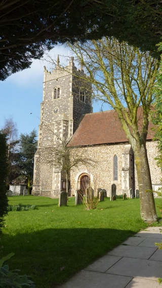 St Andrew Church burial ground, Rushmere St Andrew, Suffolk, England ...