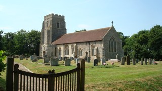 St Ethelbert Church burial ground, Tannington, Suffolk, England: burial ...
