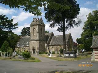 Municipal Cemetery, Englefield Green, Surrey, England: burial monument ...