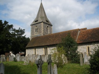 St John the Evangelist Church burial ground, Merrow, Surrey, England ...