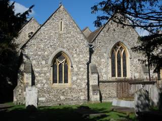 St Nicholas Church burial ground, Thames Ditton, Surrey, England ...