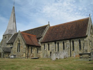 St Andrew and St Mary Church burial ground, Fletching, Sussex, England ...