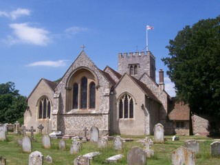 St Mary Church burial ground, Funtington, Sussex, England: burial ...