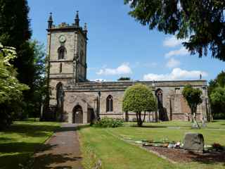 All Saints Church burial ground, Grendon, Warwickshire, England: burial ...