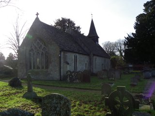 St Giles Church burial ground, Tockenham, Wiltshire, England: burial ...