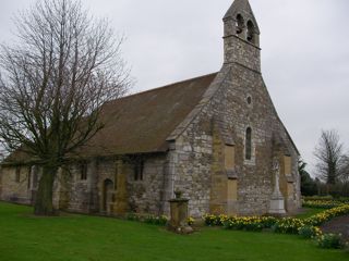 St Helen Church burial ground, Bilton in Ainsty, Yorkshire, England ...