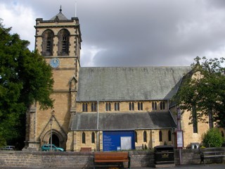 St Mary the Virgin Church burial ground, Boston Spa, Yorkshire, England ...