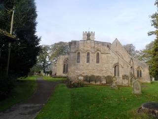 St Agatha Church burial ground, Gilling West, Yorkshire, England ...
