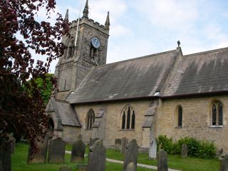 St Paul and St Margaret Church burial ground, Nidd, Yorkshire, England ...