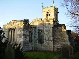 St Peter Church burial ground, Old Edlington, Yorkshire, England ...