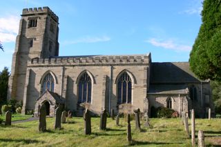 St John Church burial ground, Sharow, Yorkshire, England: burial ...