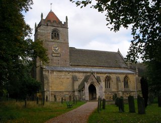 Church of the Ascension Church burial ground, Whixley, Yorkshire ...