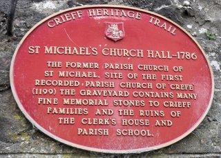 St Michael Church burial ground, Crieff, Perthshire, Scotland: burial ...